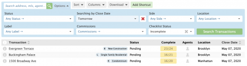 How to Create Custom Transaction Report Shortcuts