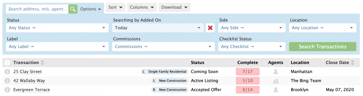 New-transactions-added-today-Paperless-Pipeline-Custom-Report-Shortcuts ...