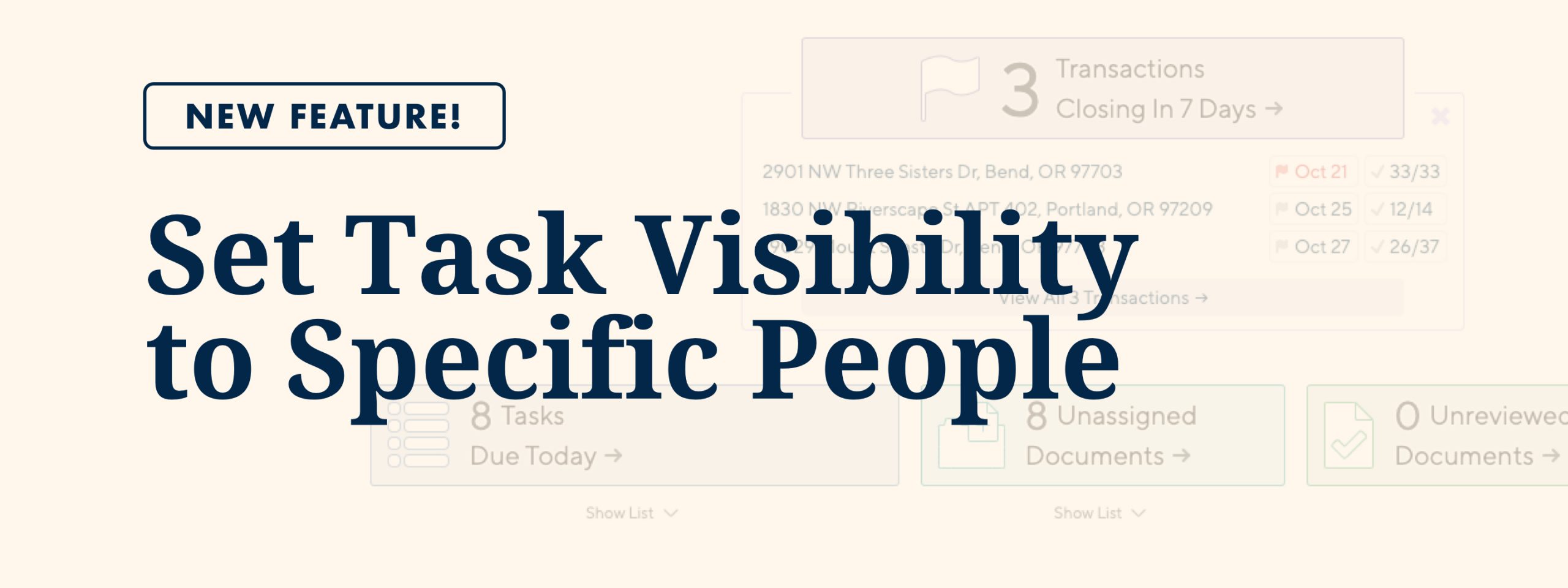 New Feature: Set Task Visibility to Specific People - Paperless ...