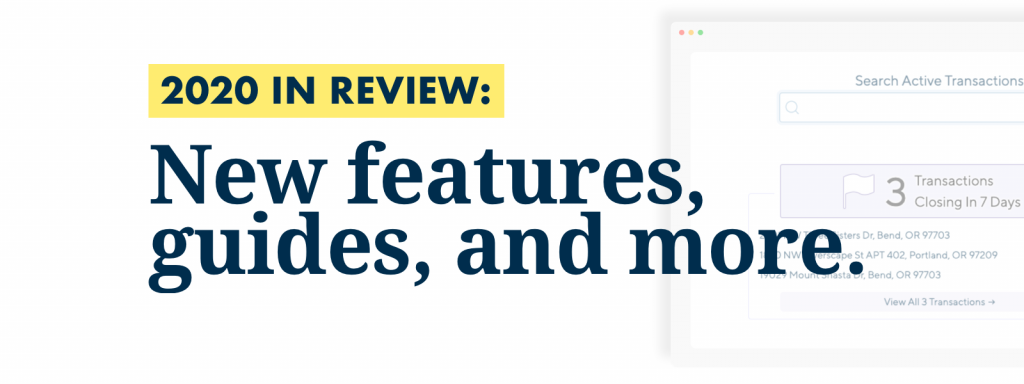 Paperless Pipeline in Review: 2020 · Effective Transaction Management ...