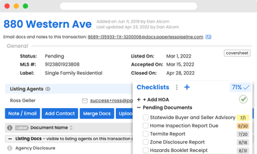 Transaction Management Software Solutions for Real Estate Brokers